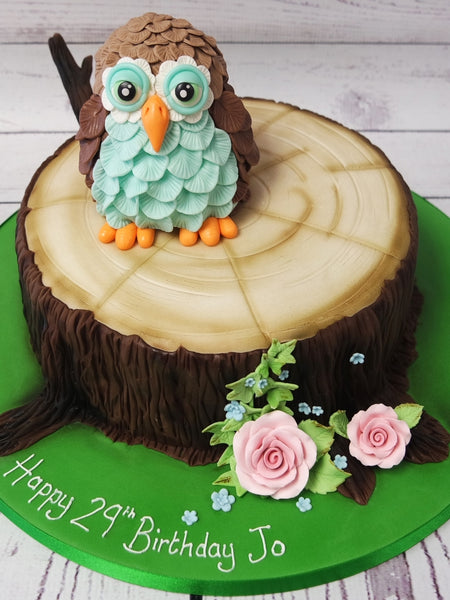 owl cake decorations