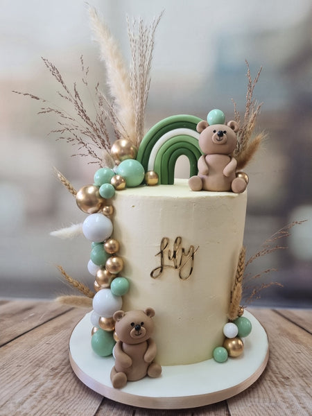 Crafty Cakes | Exeter | UK - Tall Buttercream Christening Cake with ...