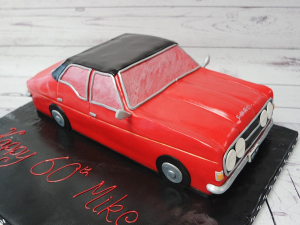 Crafty Cakes | Exeter | UK - Classic Ford Car Cake Side