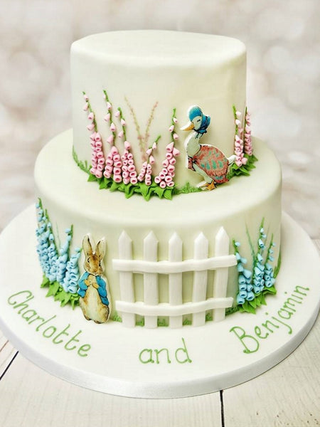 Crafty Cakes | Exeter | UK - Peter Rabbit Two Tier Cake