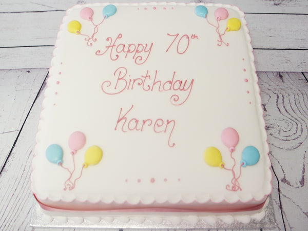 Crafty Cakes | Exeter | UK - Pretty Balloons Cake